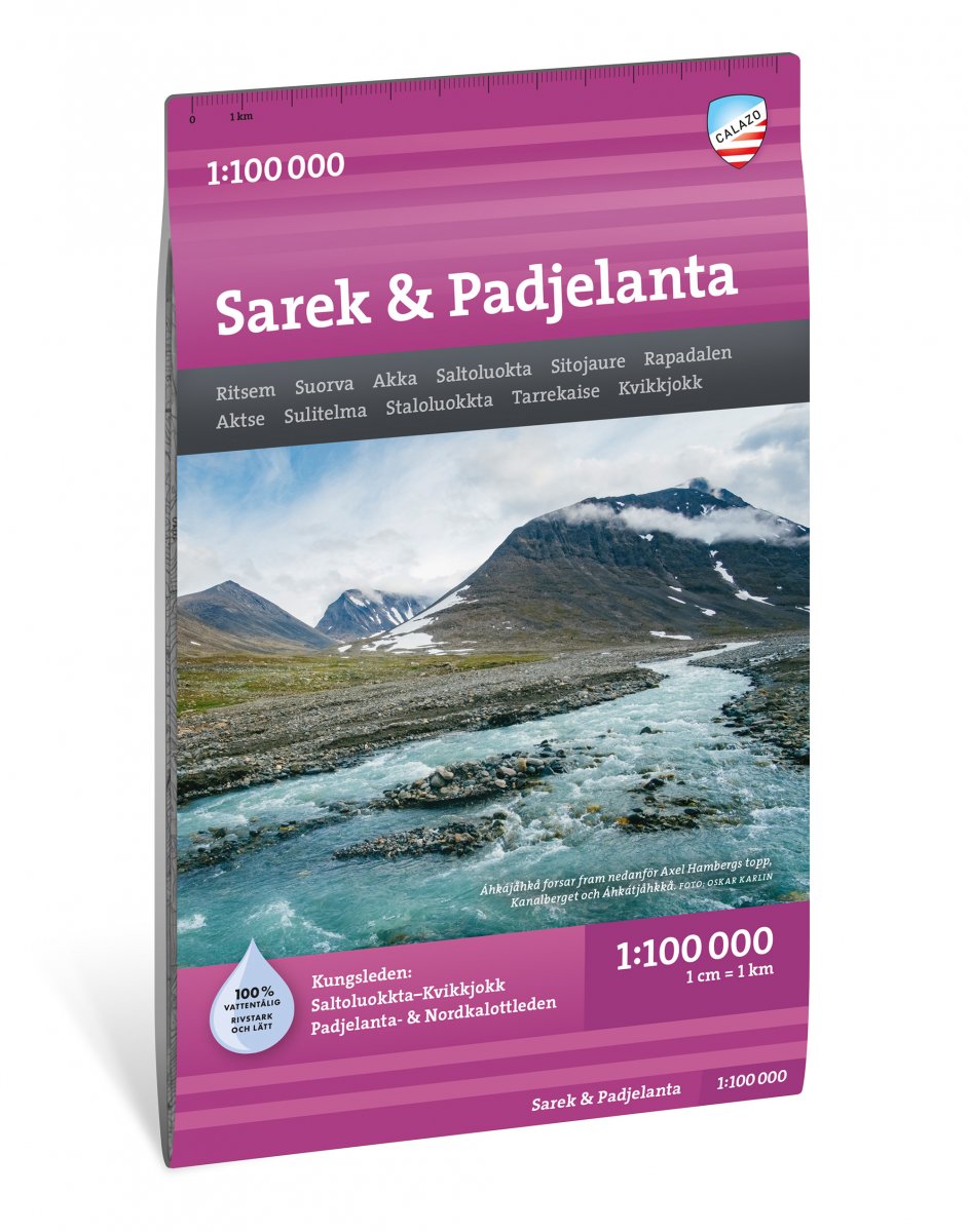 Sarek & Padjelanta 1:100 000 - Kartor - Calazo.se